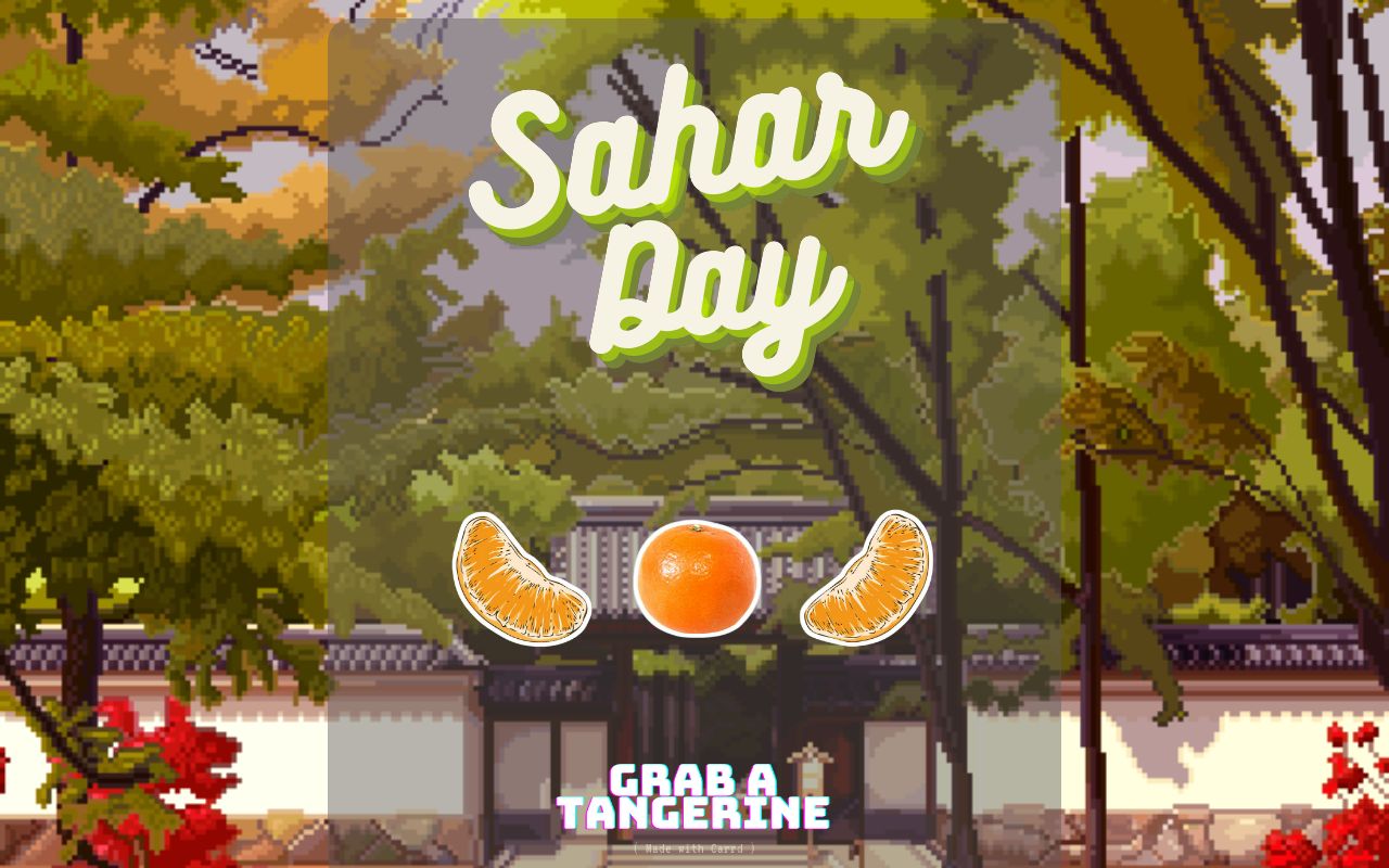 tangerines for sahar